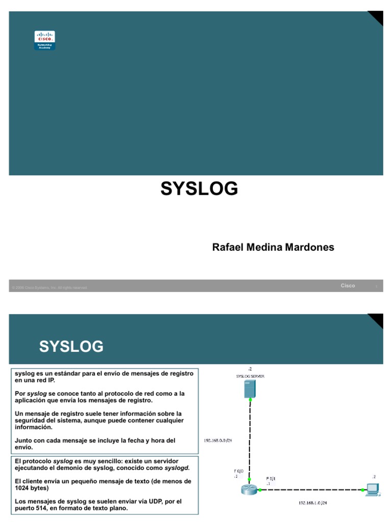 SYSLOG | PDF