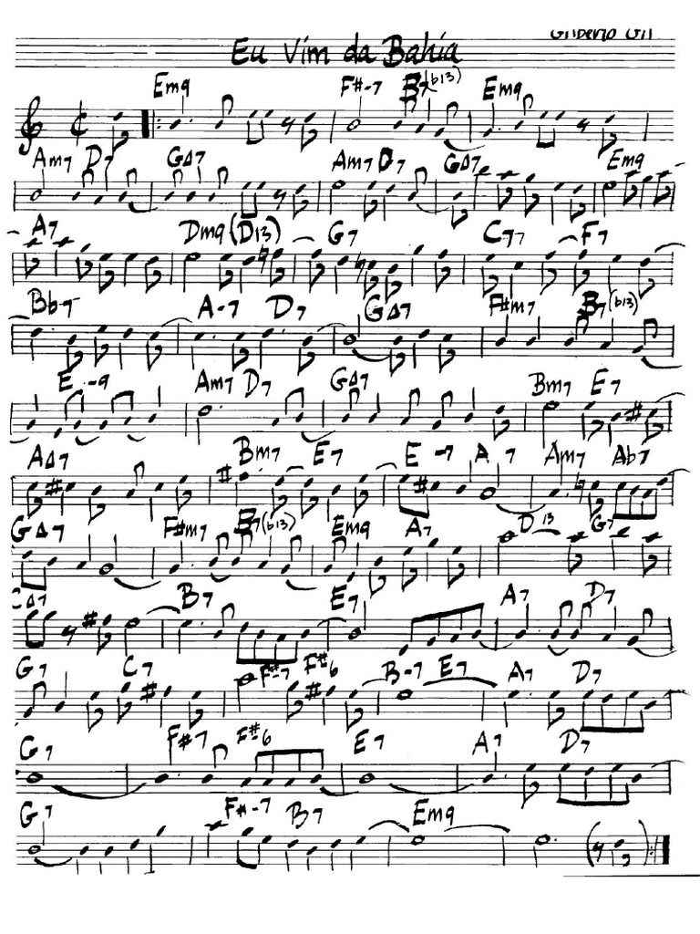 Eu Vim Da Bahia | PDF