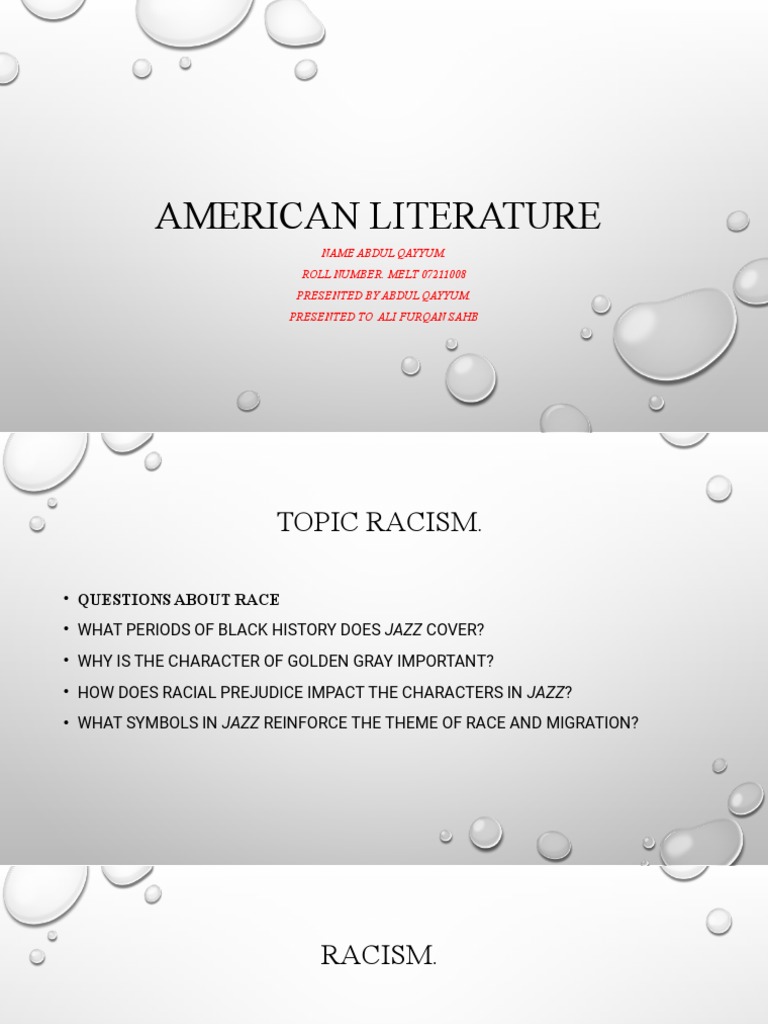 American Literature | PDF | Mystery, Thriller & Crime Fiction