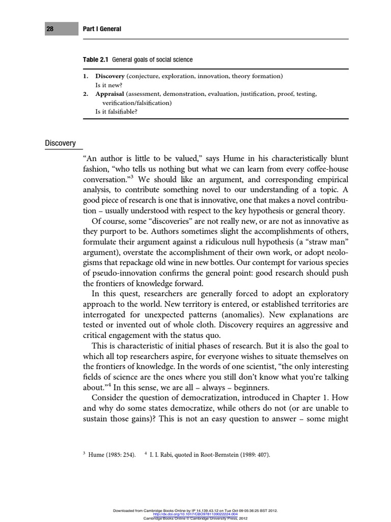 John Gerring - Beginnings | PDF