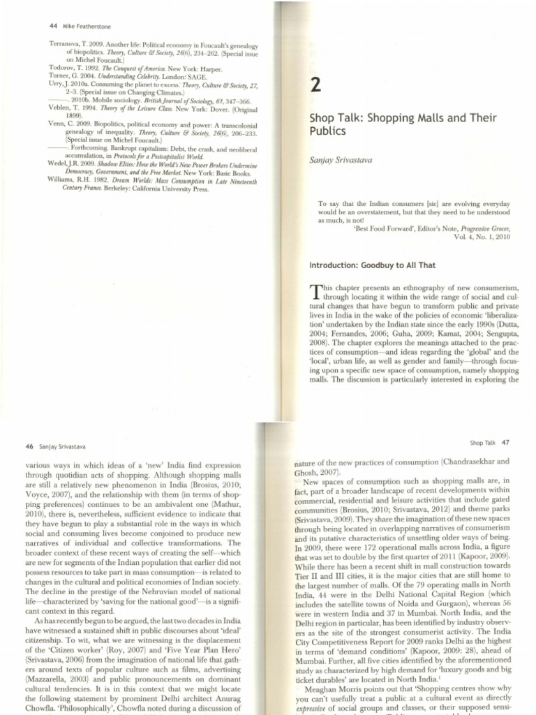 Shop Talk Shopping Malls and Their Publi | PDF | Consumerism | Shopping Mall
