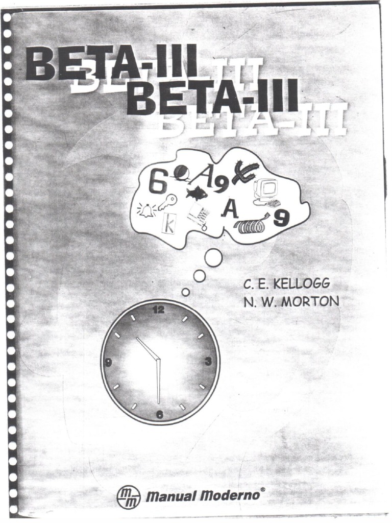 Manual Beta III Parte 1 | PDF