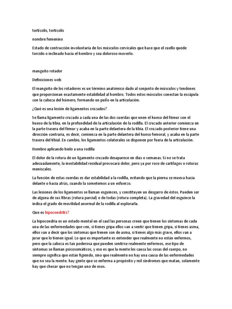 Tortícolis Pdf
