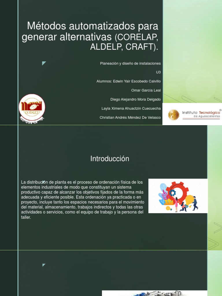 Métodos Automatizados para Generar Alternativas (CORELAP | PDF | Informática