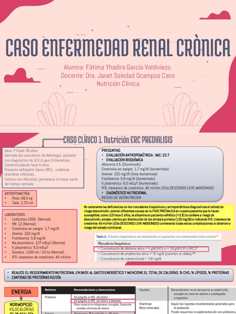 Caso Erc | PDF | Especialidades Medicas | Medicina CLINICA