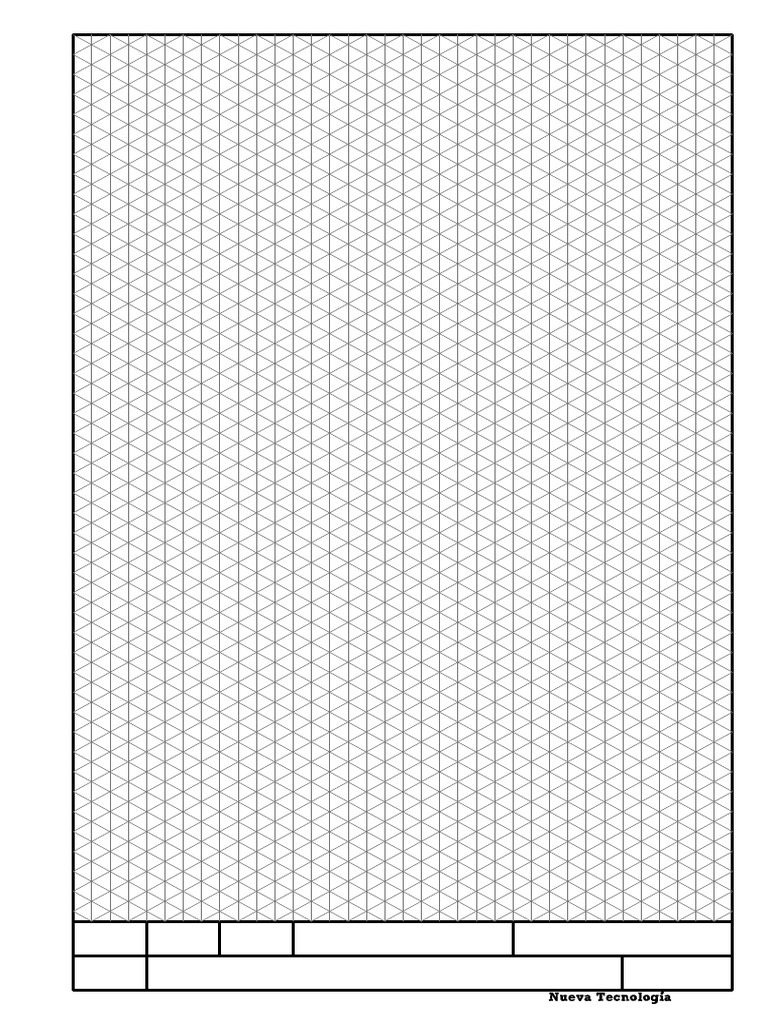 Plantilla Isometrica | PDF