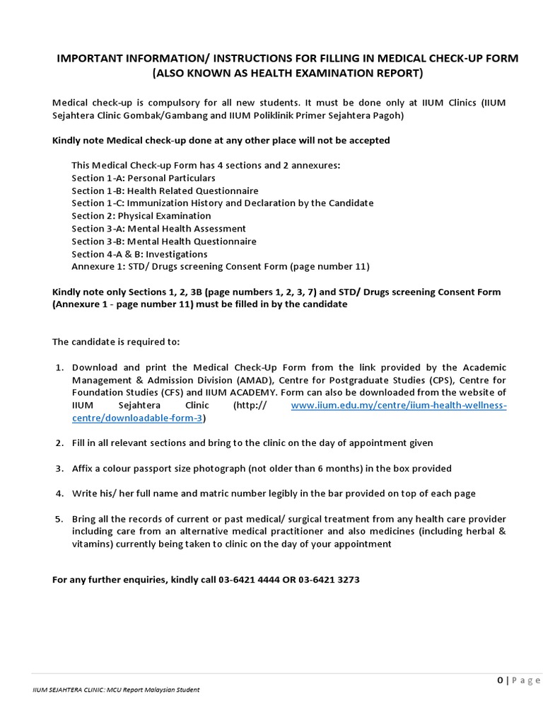 Mcu Form Malaysian Student Ugpg | PDF | Tuberculosis | Vaccines