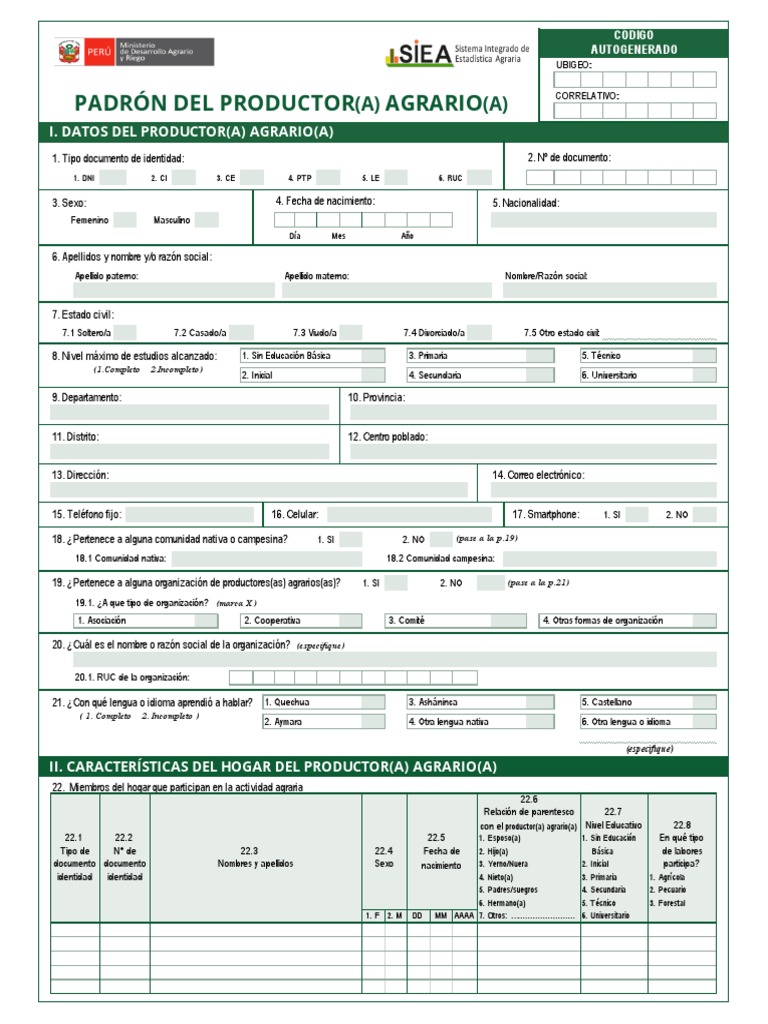Cuestionario Ppa | PDF | Agricultura