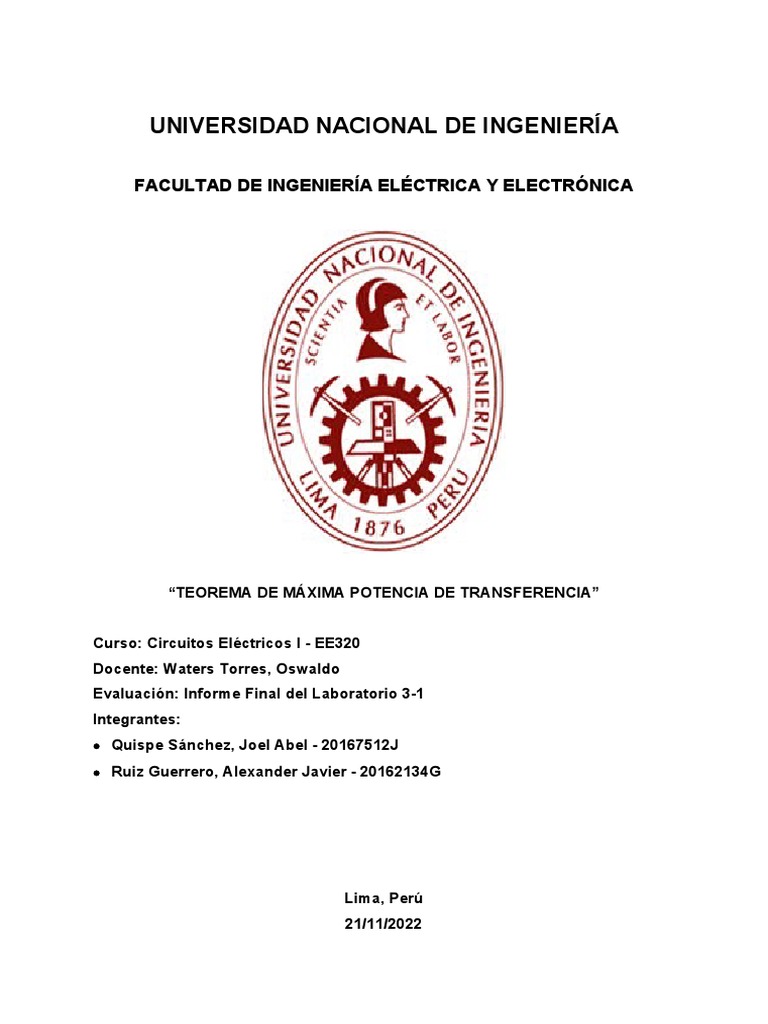 EE320 Lab3 1 InformeFinal | PDF