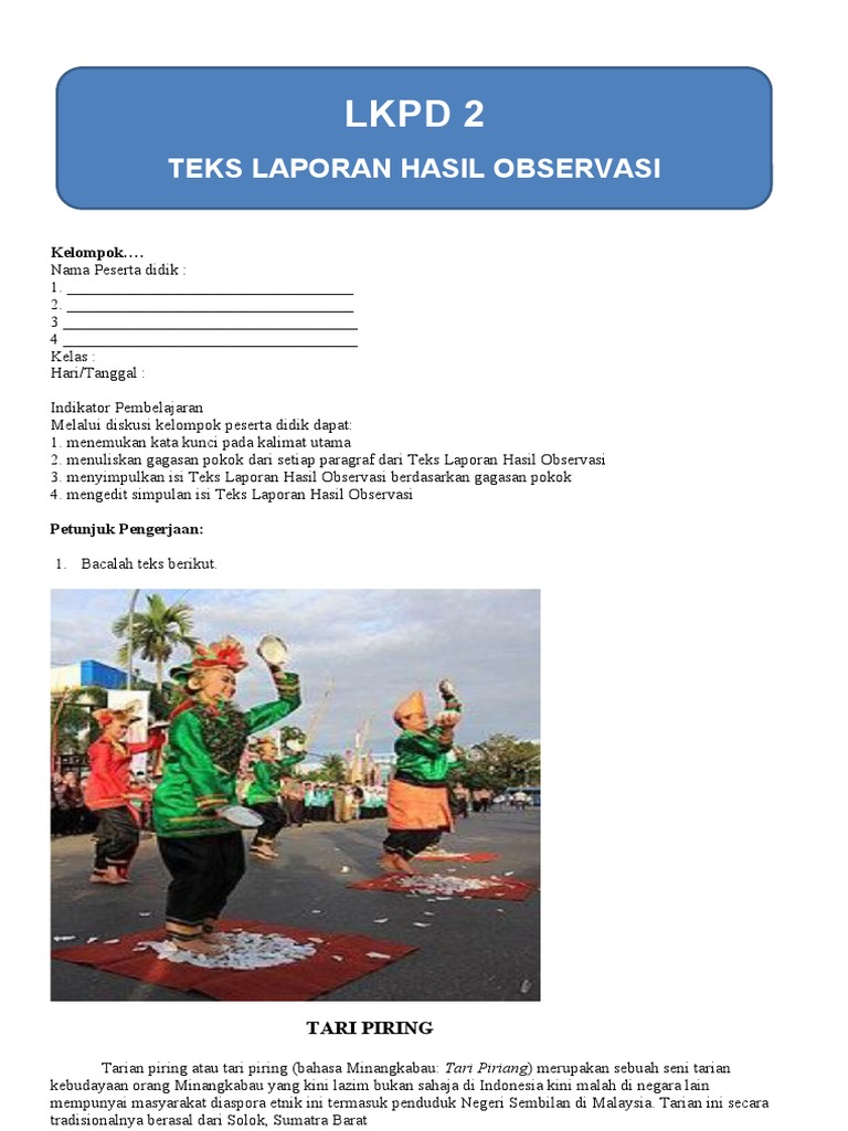 LKPD 2 Teks Lho | PDF