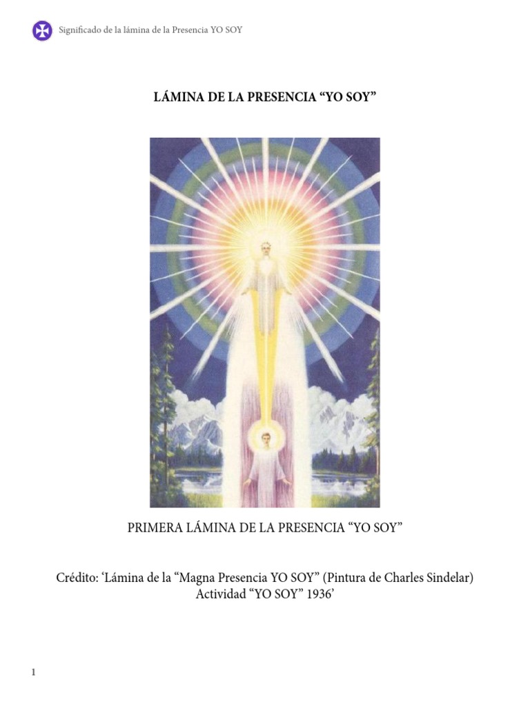Significado Lamina de La Presencia YO SOY PDF Uapjlx | PDF