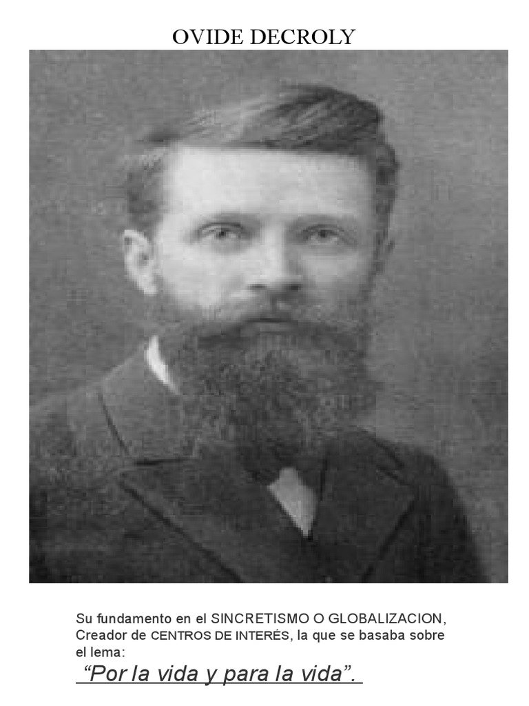 Aportes de Ovide Decroly | PDF | Aprendizaje | Cognición