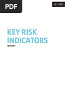 Key Risk Indicator Templates | PDF | Risk Management | Operational Risk