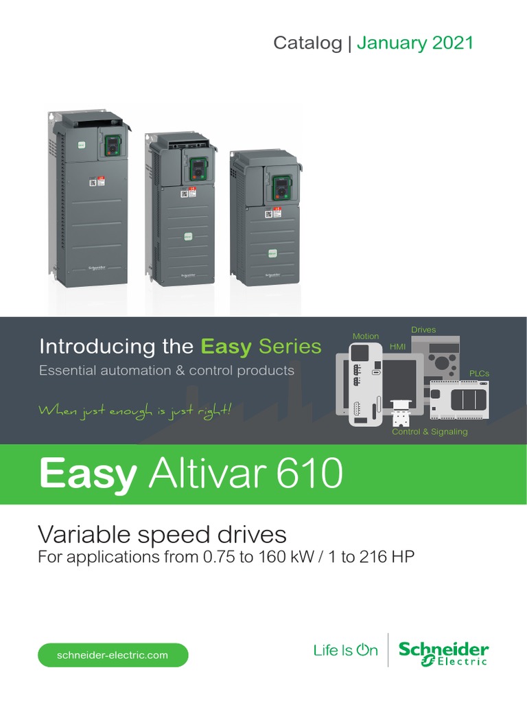 ATV610 Catalog 2021-DIA2ED2140702EN | PDF | Electric Motor | Electromagnetic Compatibility