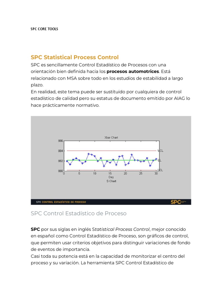 SPC Core Tools | PDF