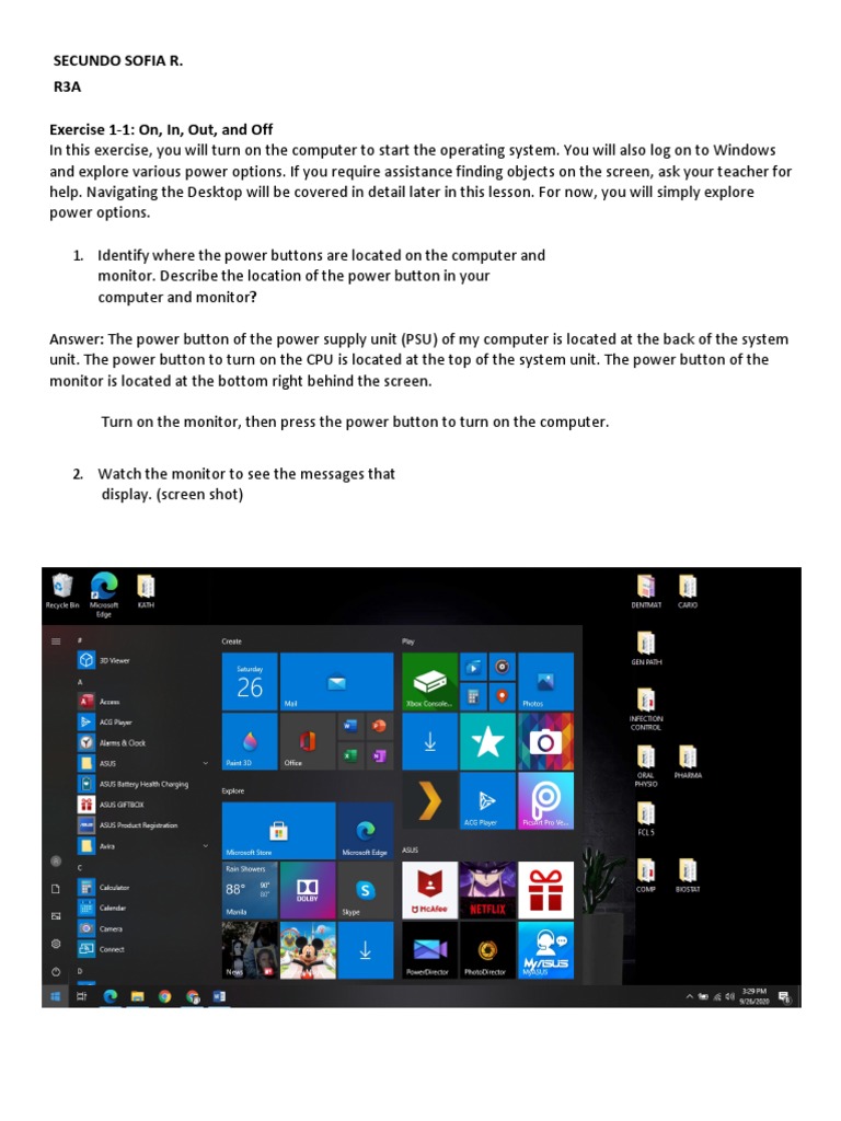 SECUNDO Laboratoryexercise Lesson1 | PDF