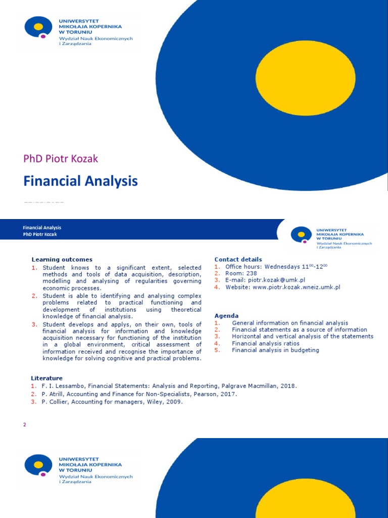 Financial Analysis | PDF