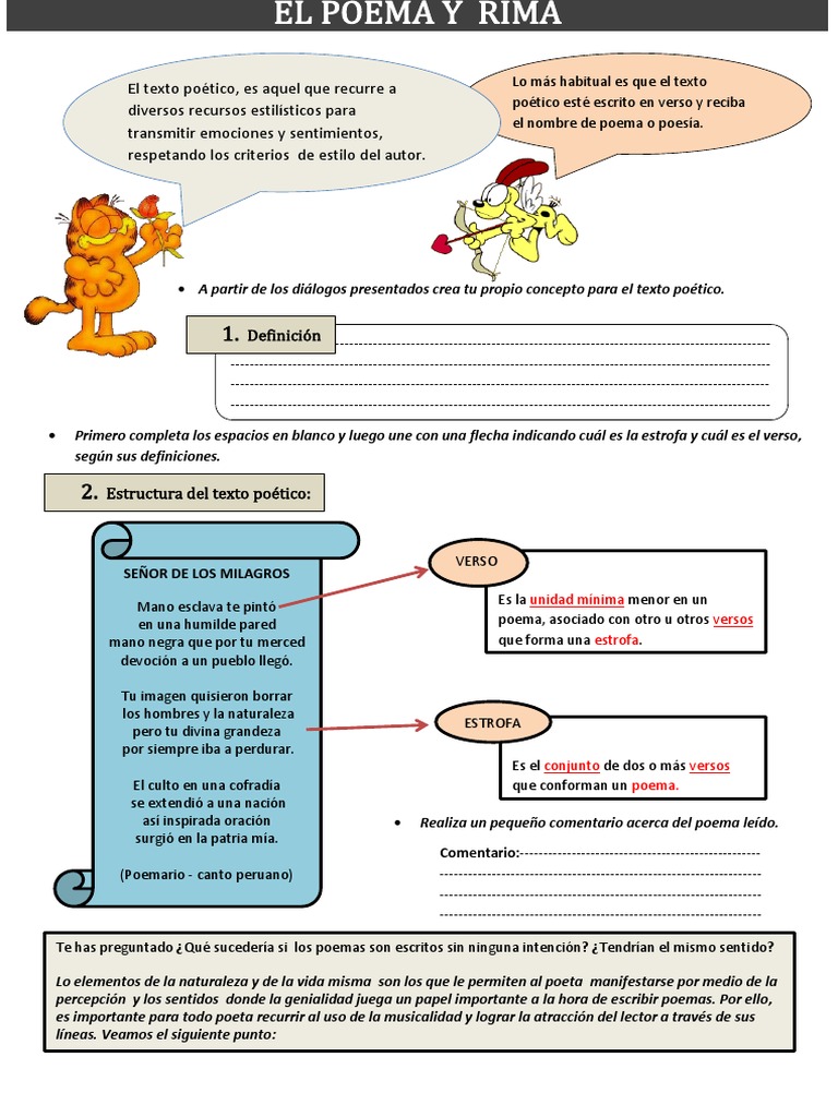 Poema 6to | PDF | Poesía | Rima