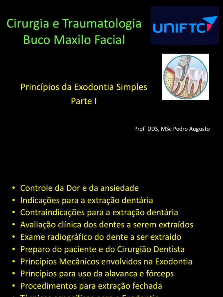 Princípios da Exodontia Fechada | PDF | Dente | Medicina Clínica