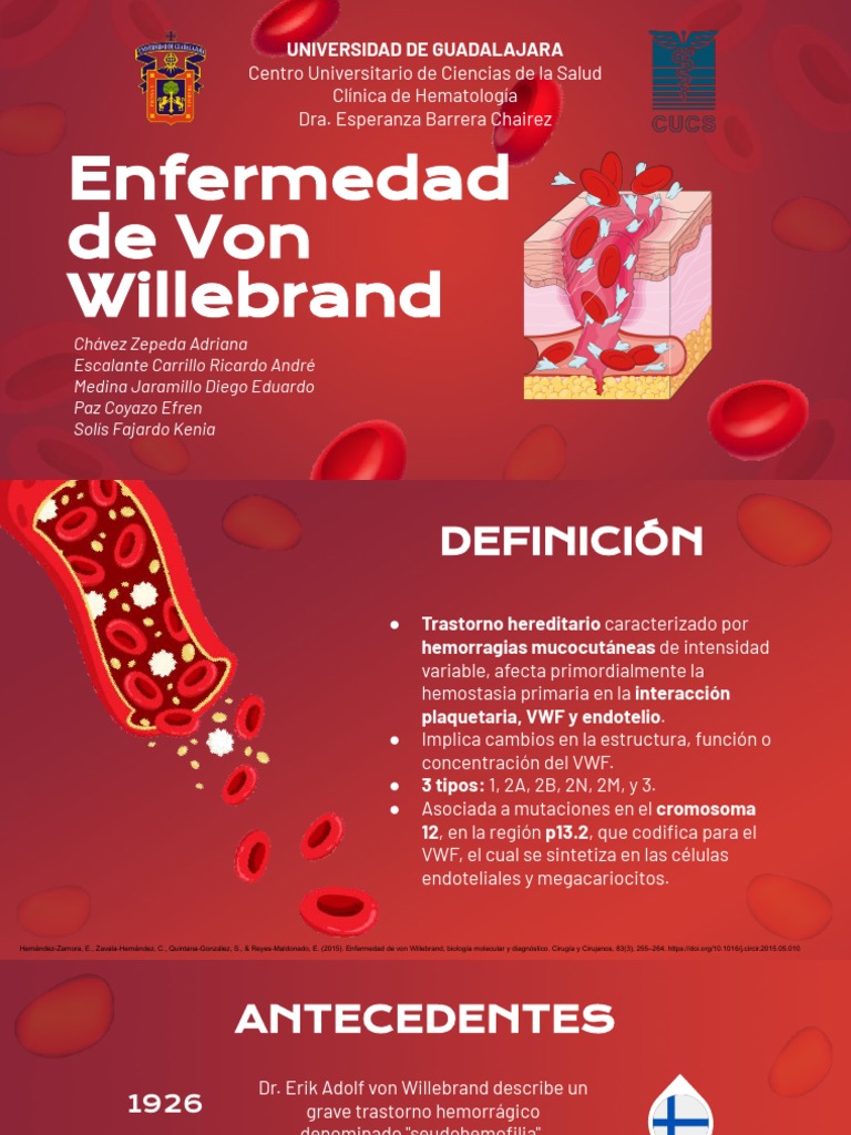 Discusión Del Tema - Enfermedad de Von Willebrand | PDF