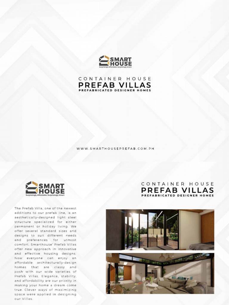 Smarthouse Prefab Villa Brochure - 2022 - 1655162694 | PDF