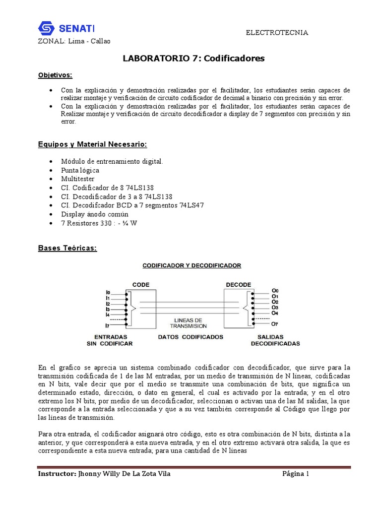 TAREA 7 Codificadores y Decodificadores | PDF | Poco | Decimal codificado en binario