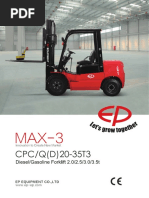 JAC CPCD18 Forklift Brochure | PDF | Horsepower | Forklift