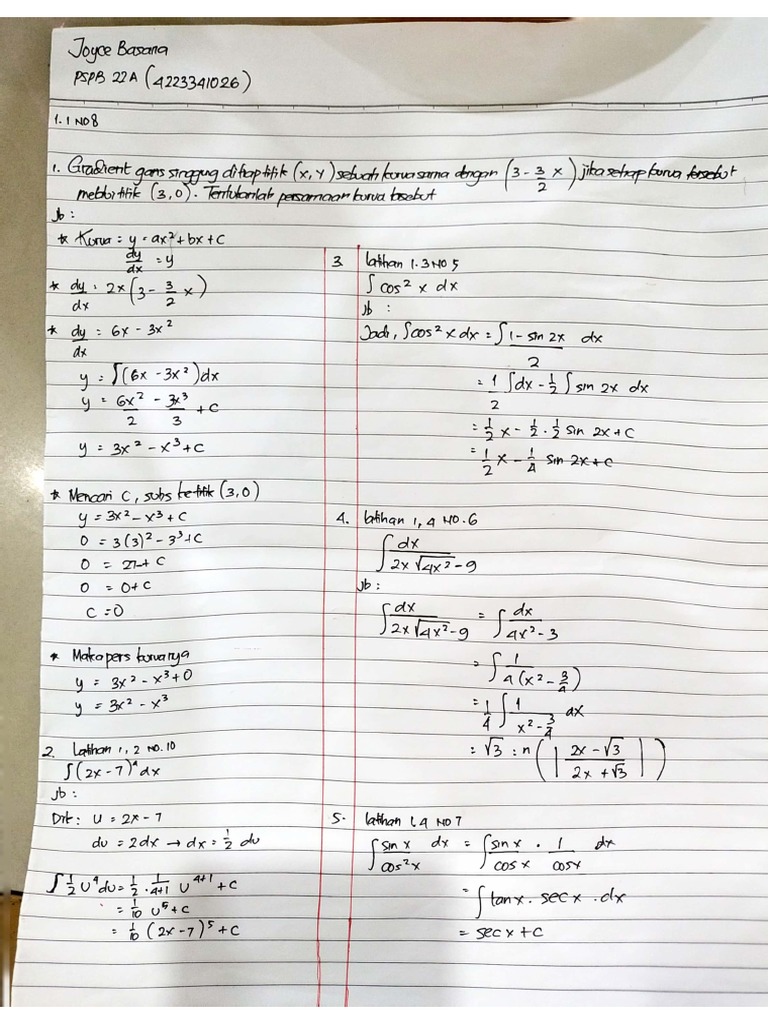 Tugas Rutin Matdas - Joyce | PDF