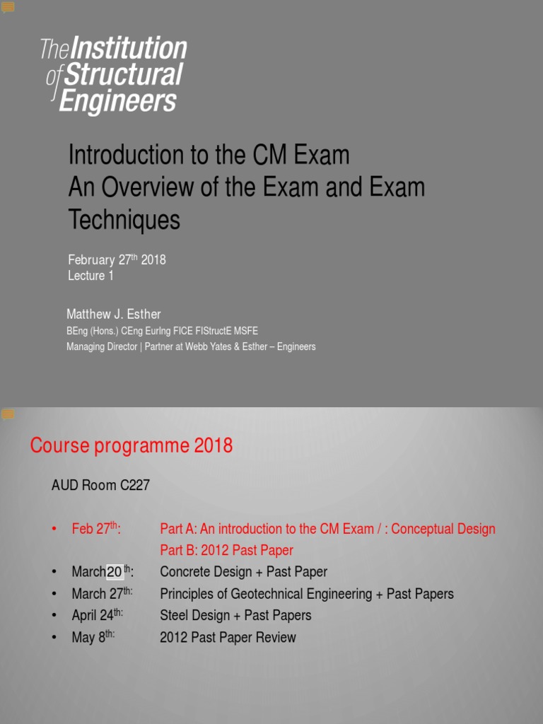 Istructe Exam Preparation 2018 | PDF | Test (Assessment) | Design