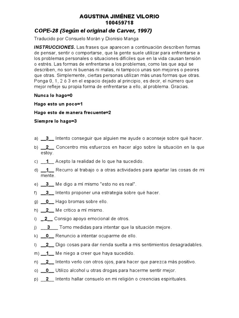 Test Cope 28 | PDF
