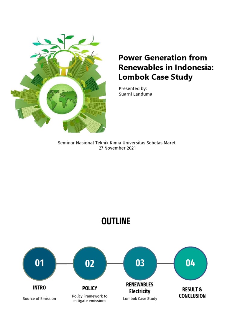 4 Power Generation From Renewables in Indonesia Lombok Case Study | PDF | Renewable Energy ...