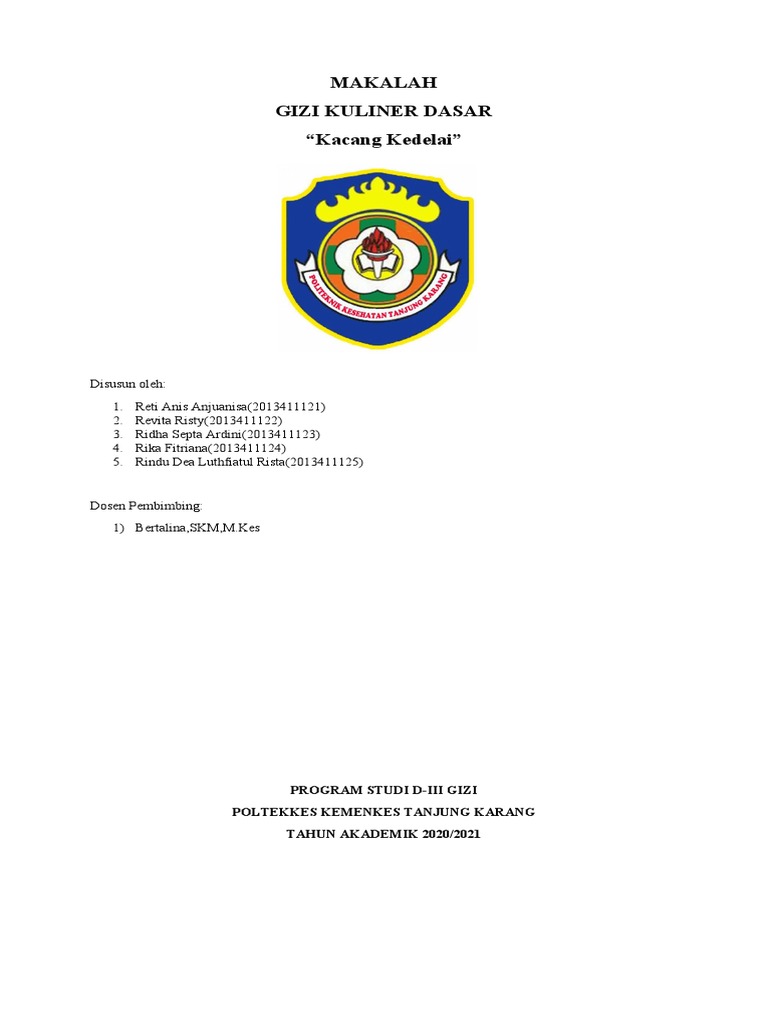 GKD Kacang Kedelai Kel 5 | PDF