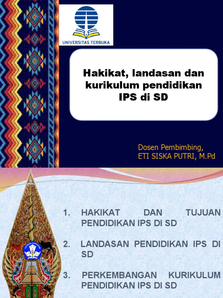 Pertemuan 1 (Pendidikan IPS DI SD) | PDF | Ilmu Sosial | Sejarah