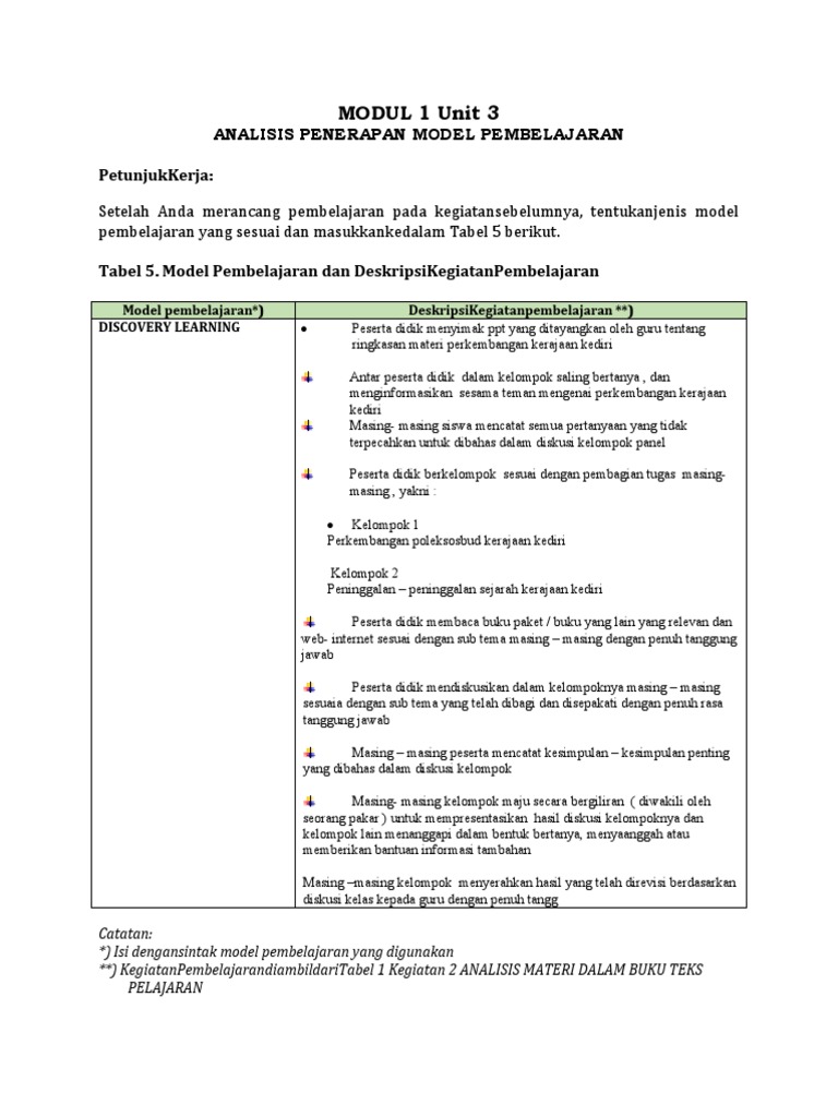 MODUL 1 Unit 3 | PDF
