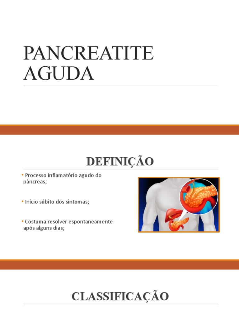 Pancreatite Aguda Oficial | PDF | Inflamação | Pâncreas