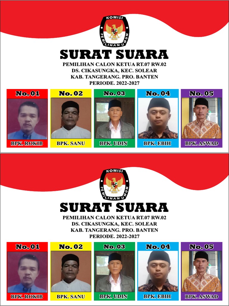 Surat Suara | PDF