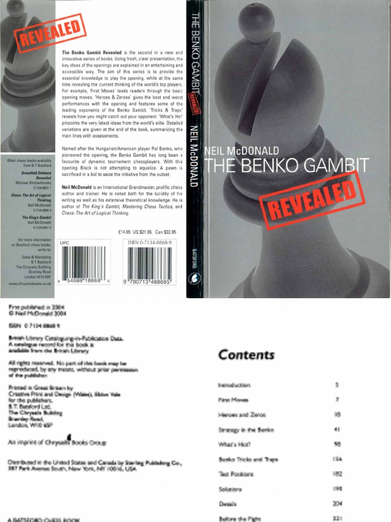 McDonald, Neil - The Benko Gambit Revealed (2004) | PDF