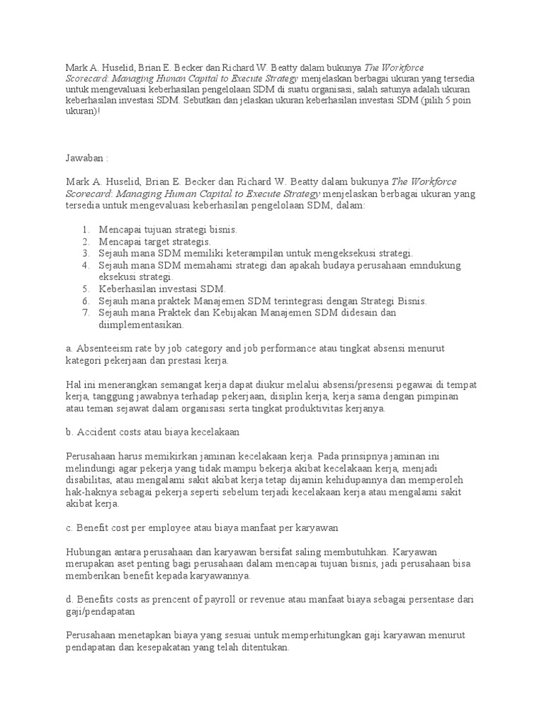 Diskusi 4 Audit SDM | PDF