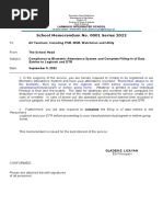 Justification Letter Biometric March 2018 | PDF