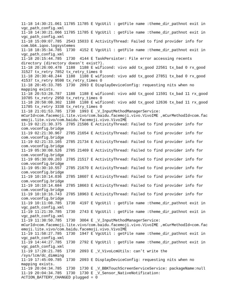 Debugging Vivo System Errors | PDF | Computing | Computer Science