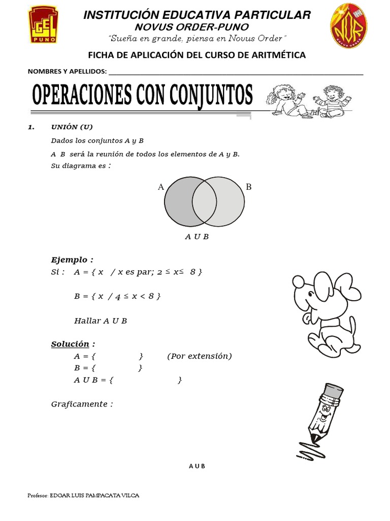 Operaciones Con Conjuntos | PDF