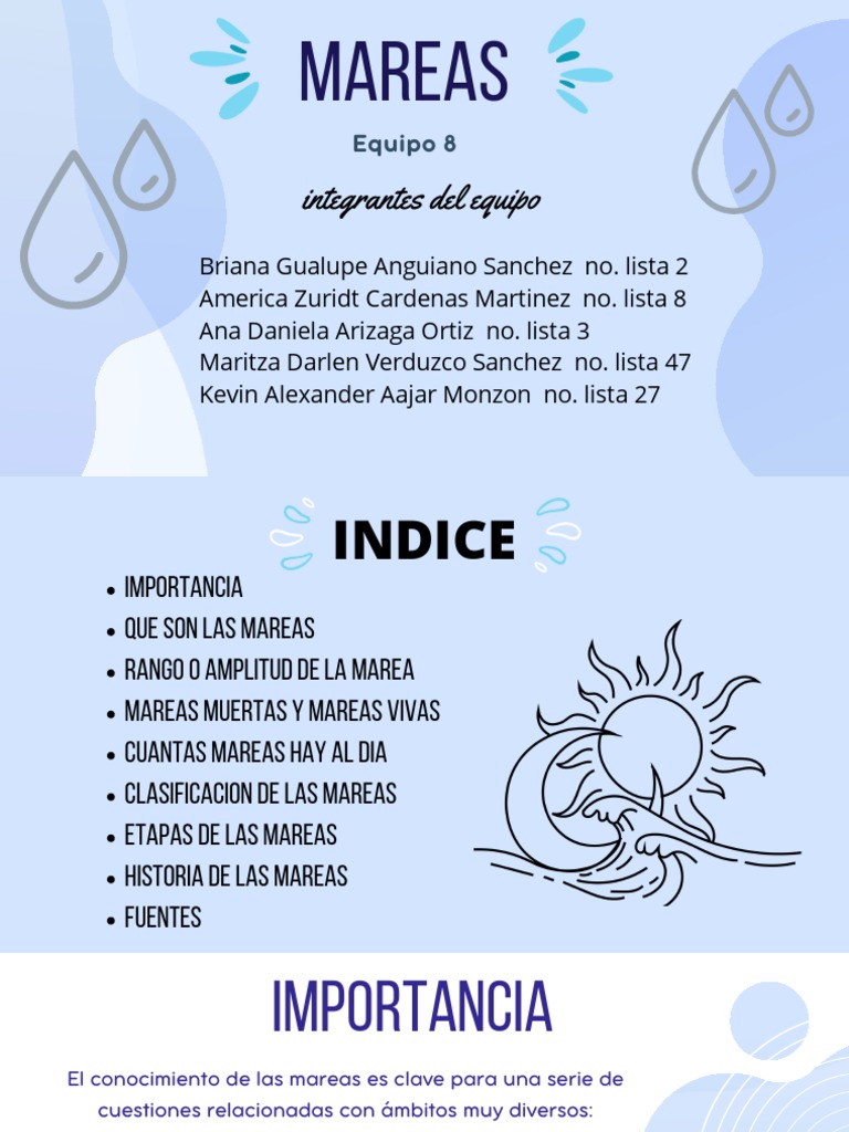 Mareas | PDF | Marea | Astronomía antigua