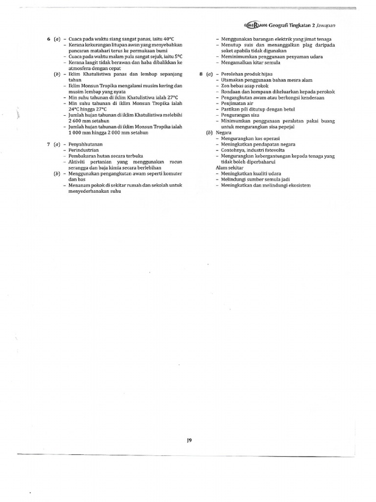 Jawapan Geo f2 | PDF