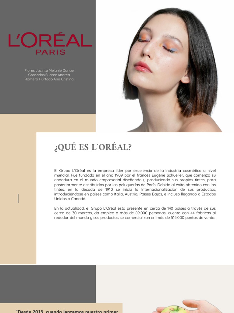 L Oreal | PDF | Sustentabilidad | Entorno natural