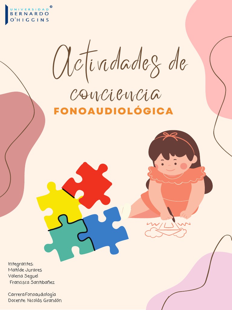 Cuadernillo de Conciencia Fonoaudiológica | PDF | Escritura | Cognición