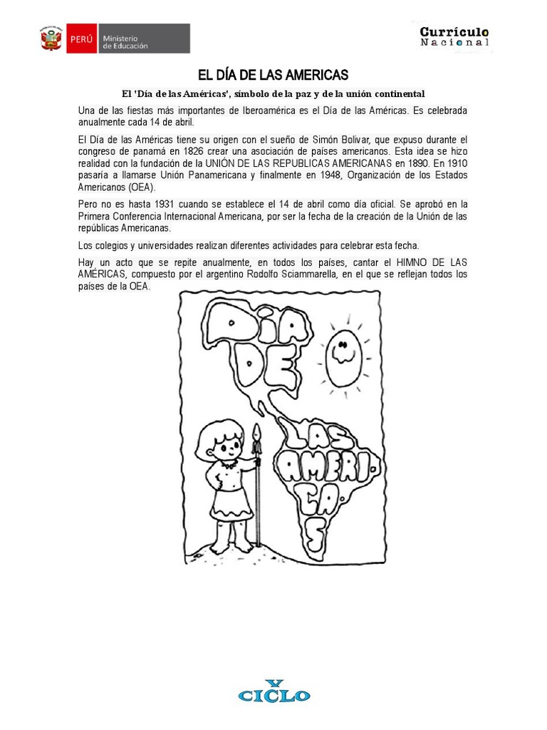 Día de Las Américas | PDF | Américas