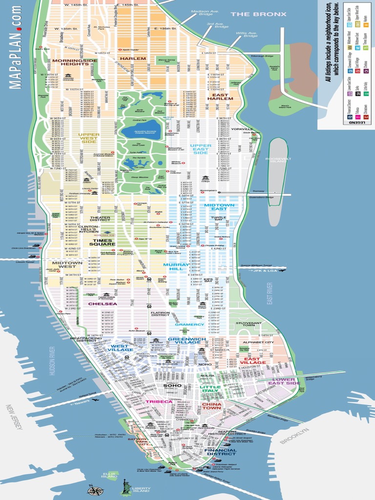 Manhattan Streets Map PDF | PDF