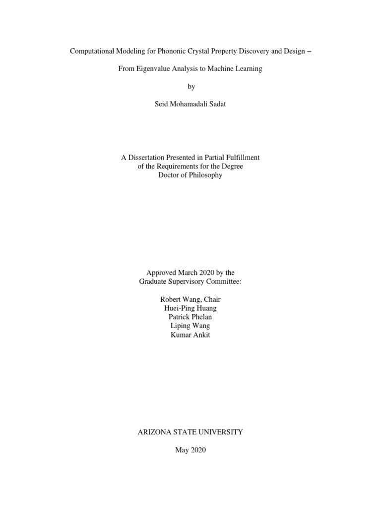 Thesis Sadat Machine Learning | PDF