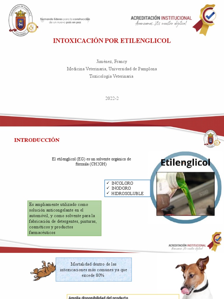 ETILENGLICOL (Autoguardado) | PDF | Etanol | Medicina CLINICA