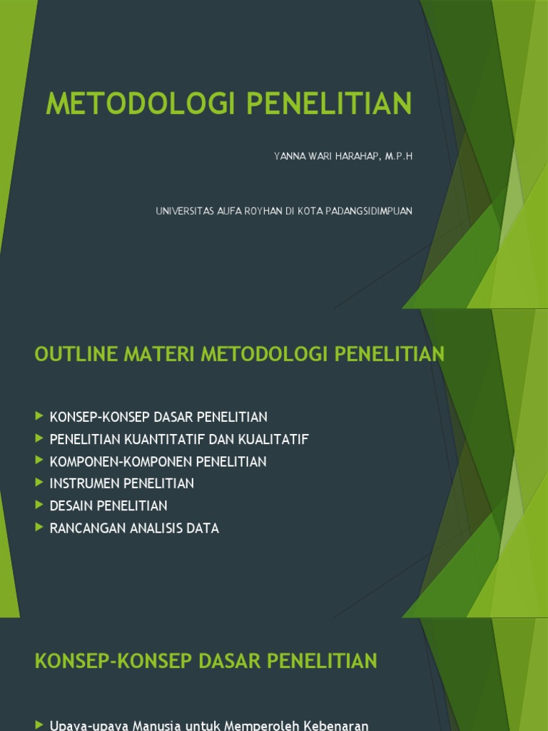 Metodologi Penelitian | PDF